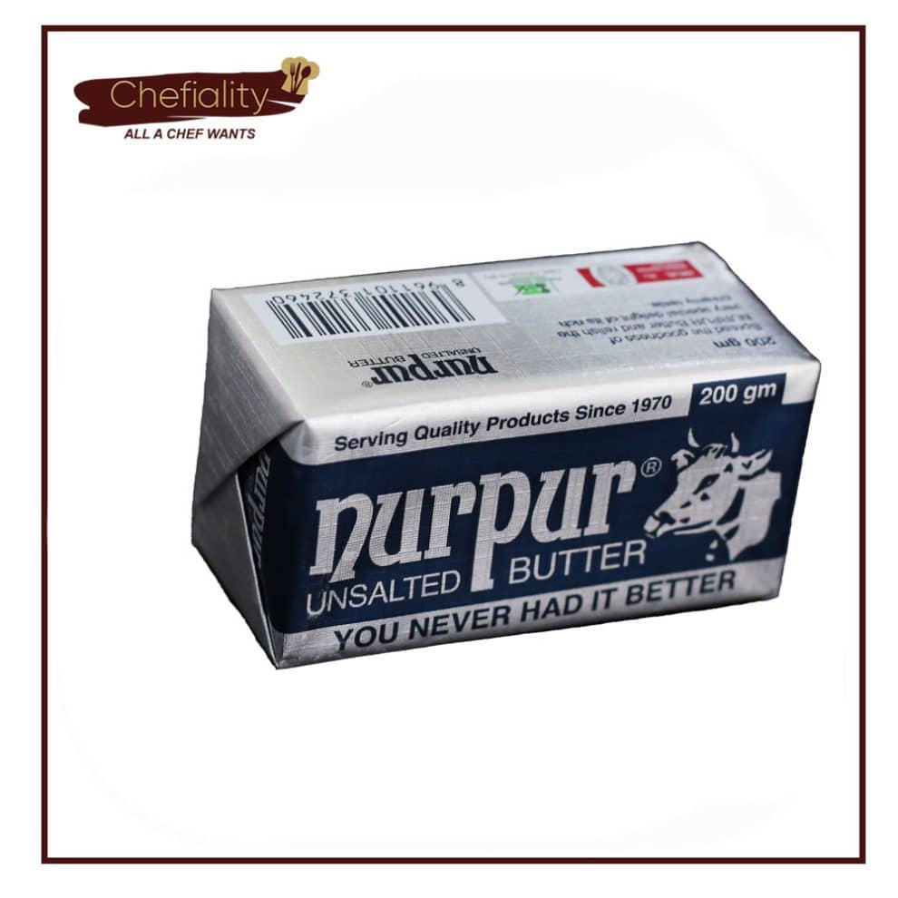 Nurpur Unsalted Butter 200gm