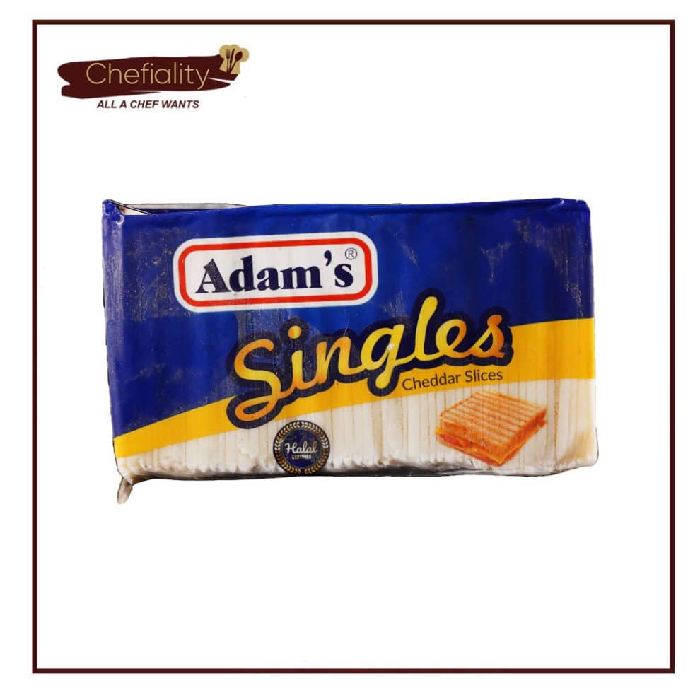 Buy Adam's Single Cheese Slice 1kg – Premium Quality Cheese for Cooking ...