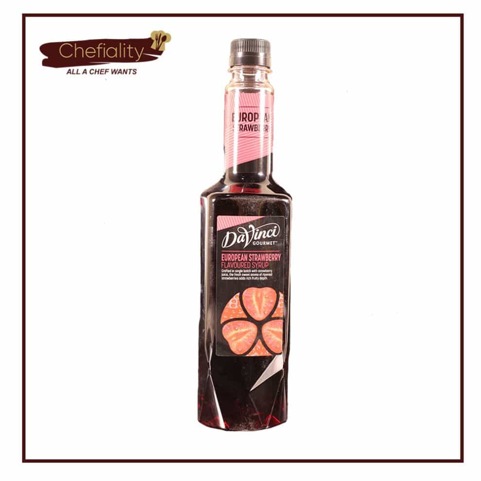 DaVinci European Strawberry Syrup 750ml