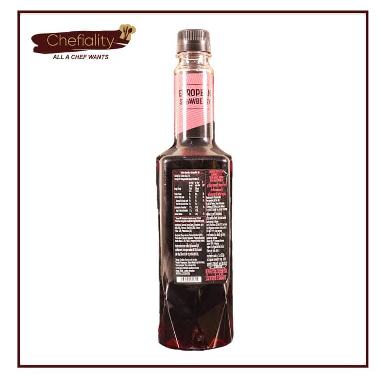 DaVinci European Strawberry Syrup 750ml