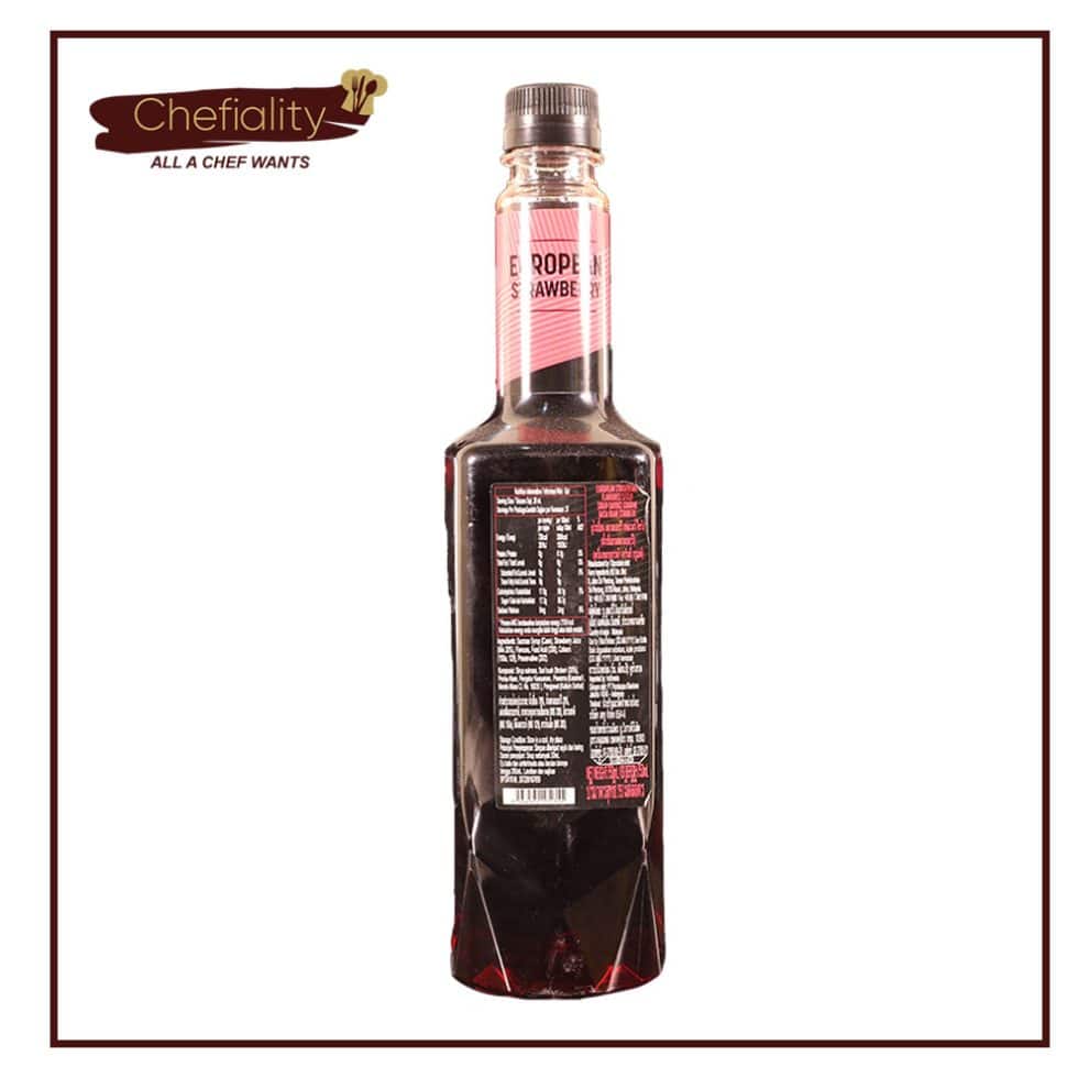 DaVinci European Strawberry Syrup 750ml