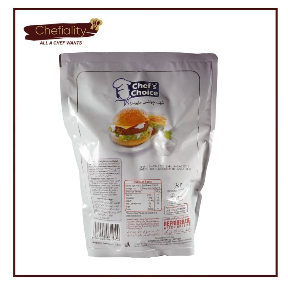 Chef’s Choice Young’s Mayo Maza 2 Ltr | Buy Now