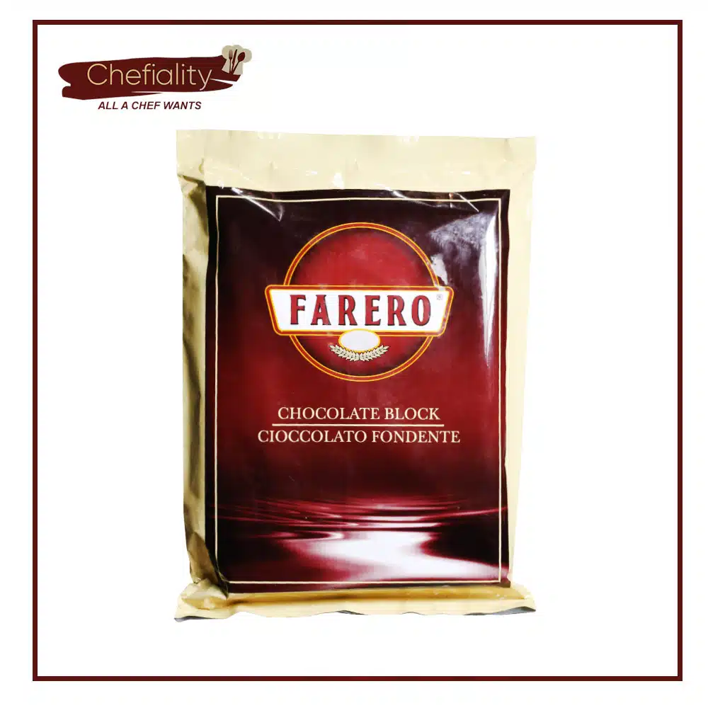 Farero Dark Chocolate Slab 1 Kg - Chefiality - All a Chef Wants